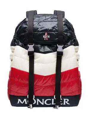 Kith Moncler Rucksack - Navy Blue/white/red