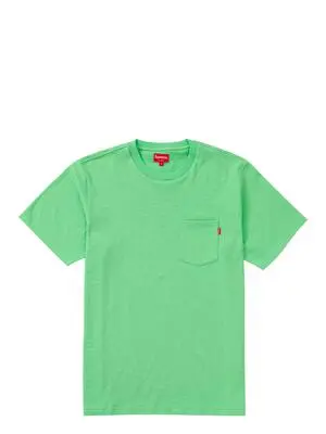 Supreme Short Sleeve Pocket Tee Shirt - Seafoam Green