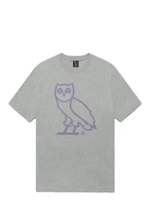 OVO Static Owl T-shirt - Heather Grey