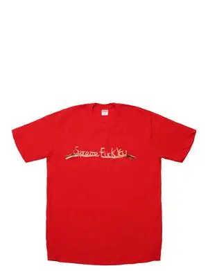 Supreme Fuck You Tee Shirt Red