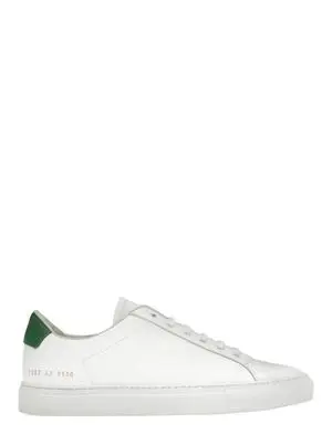 COMMON PROJECTS Retro Low Top Sneakers White/green