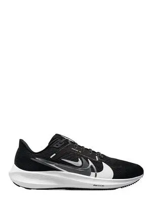 Nike Air Zoom Pegasus 40 Prm Quadruple Swoosh Sneakers - Black/white/bright Mandarin