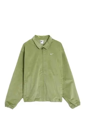 Nike Life Harrington Cord Jacket - Oil Green/white