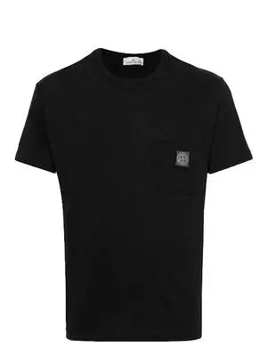 Stone Island Garment Dyed T-shirt - Black