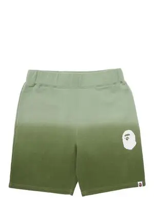 A BATHING APE Gradation Sweat Shorts - Green