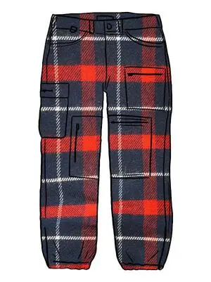 Supreme Cargo Flight Pant - Tartan