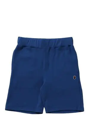 A BATHING APE Ape Head Sweat Short - Blue