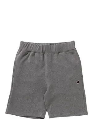 A BATHING APE Ape Head Sweat Short - Grey