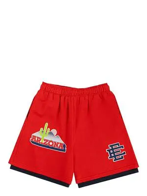 ERIC EMANUEL EE Double Layer Arizona Short Red/navy Blue
