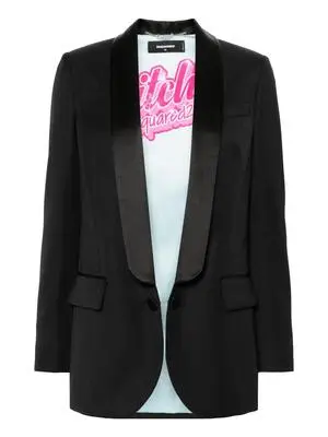 DSQUARED2 Crystal-Embellished Fringed Blazer
