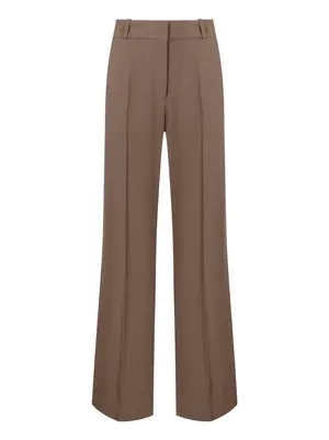 MISCI Temperada Wide-leg Trousers - Brown