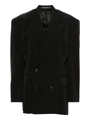 Balenciaga Cinched Blazer - Black