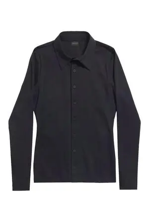 Balenciaga Stretch-jersey Shirt - Black