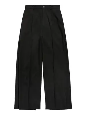 Balenciaga Tailored Wool Trousers - Black