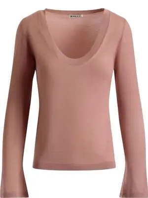 Bally Fine-knit Cashmere Jumper - Pink