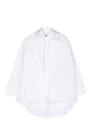 JIL SANDER Layered Cotton Shirt - White