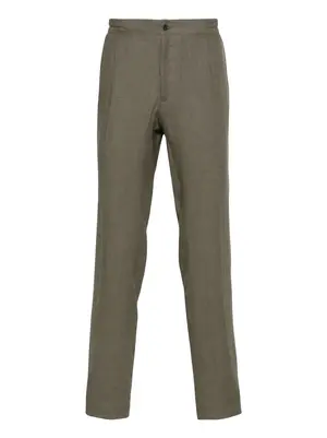 KITON Kiton Tailored Linen Trousers