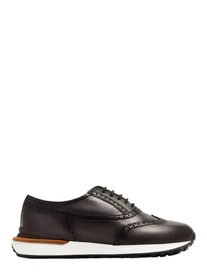 Magnanni Boltisburg Leather Sneakers - Black