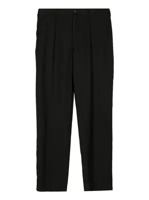Comme Des Garçons Pleated Tailored Trousers - Black