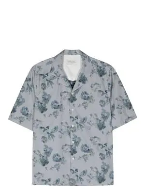 OFFICINE GÉNÉRALE Floral-print Cotton Shirt