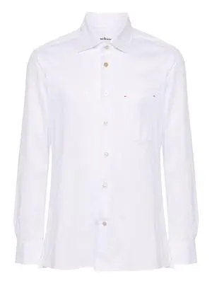 Kiton Jersey Cotton Shirt - White