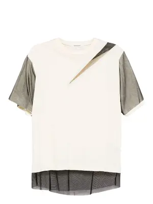 UNDERCOVERISM Layered T-shirt - Neutrals