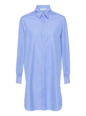UNDERCOVERISM Panelled Cotton Shirt - Blue