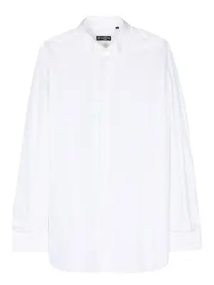 Corneliani Diplomatic-collar Cotton Shirt - White