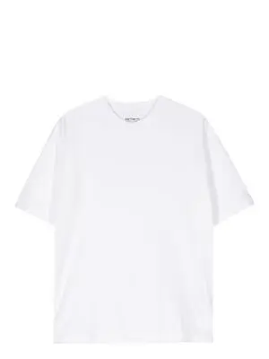 Carhartt Work In Progress Logo-patch Cotton T-shirt - White