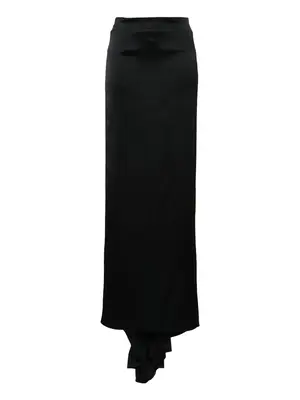 Balenciaga Floor-length Maxi Skirt - Black