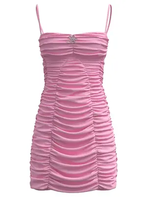 MARGHERITA MACCAPANI Elena Mini Dress - Pink
