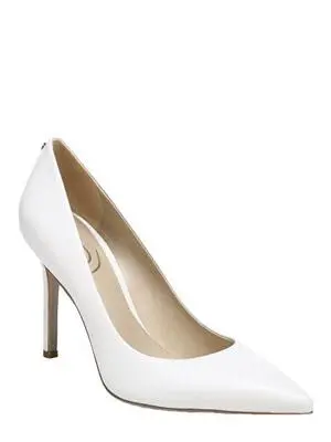 Sam Edelman Sam Edelman Hazel Pointed Toe Pump Bright White Leather