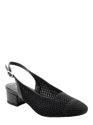 DAVID TATE Glenna Slingback Sandal - Black