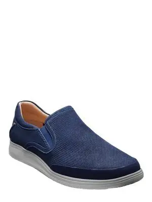 Samuel Hubbard Samuel Hubbard Featherlight Olema Slip-On Sneaker Navy Nubuck