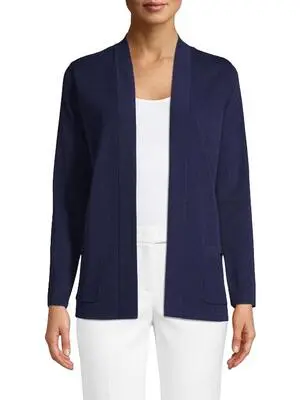 Anne Klein Malibu Open Front Cardigan - Distant Mountain
