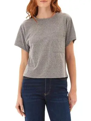 THREADS 4 THOUGHT Shelbie Pocket T-shirt - Heather Grey