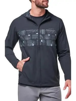 Travis Mathew Tech Full Zip Hoodie - Black