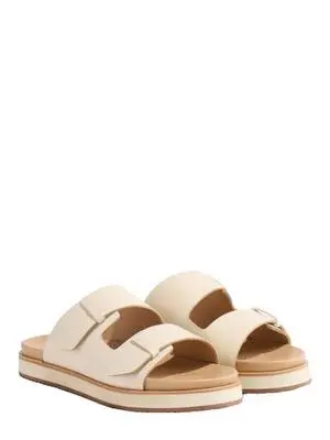 Nisolo Ella Go-to Platform Slide Sandal - Bone