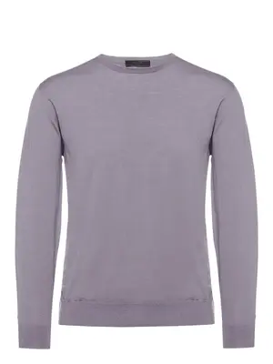 PRADA Prada Superfine Wool Crewneck Sweater