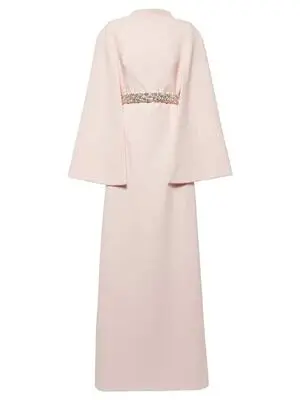 SAFIYAA Safiyaa Harper Embellished Caped Gown
