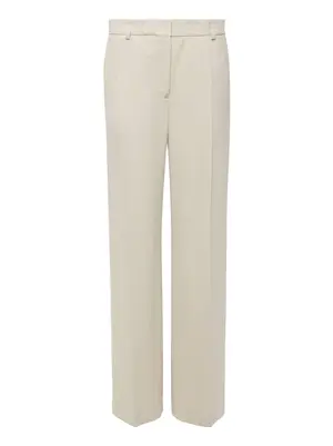 TOTEME Straight Leg Pants - White