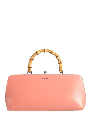 JIL SANDER Leather Baguette Bag - Salmon Pink