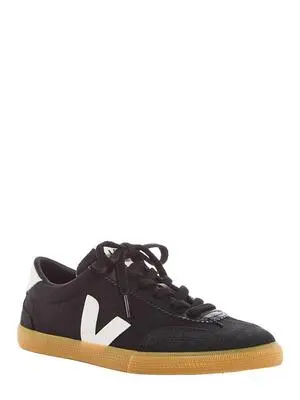 VEJA Volley Low Top Sneakers Black/white Canvas