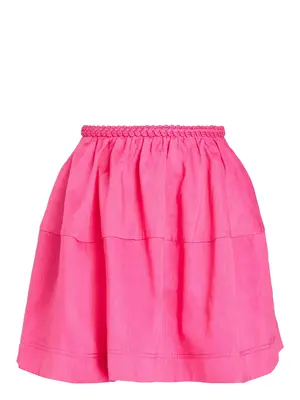 Aje Aje. Anne Linen-Blend Mini Skirt Pink