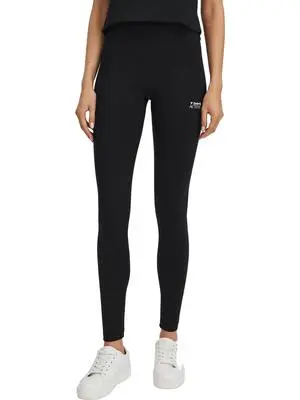 7 DAYS ACTIVE High Rise Leggings - Black
