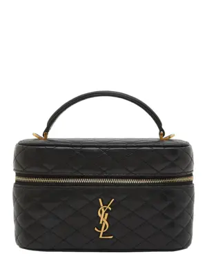 Saint Laurent Gabby Mini Vanity Case - Black