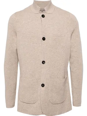 N.peal Grosvenor Milano Cashmere Cardigan - Neutrals