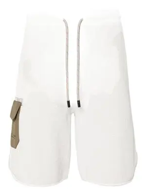 Sease 3d-knit Track Shorts - White