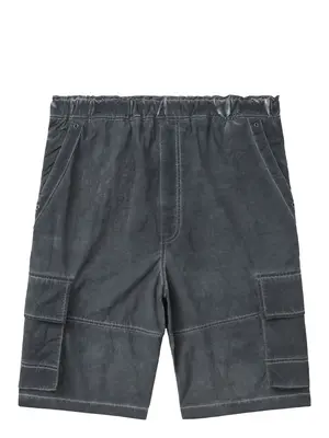 Izzue Logo-print Cargo Shorts - Grey