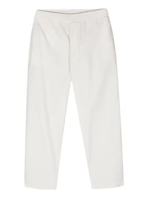 Officine Générale Elasticated-waist Tapered Trousers - Neutrals